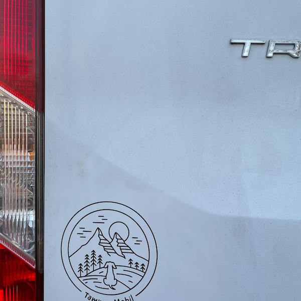 Custom Caravan Sticker, RV Decal, Car Sticker, Name Sticker, Camper ...