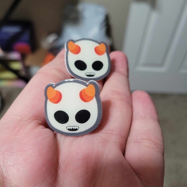 Homestuck Troll Skulls Glow Pins Matte Design - Etsy