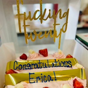 Finally Legal Happy Birthday Cake Topper, 21st Birthday Cake Topper, 21 ...