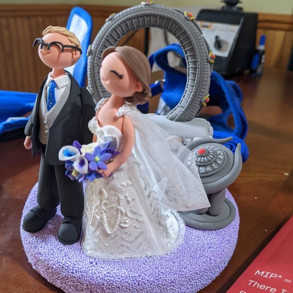 Star Gate Custom Wedding Cake Topper Decoration Keepsake - Etsy