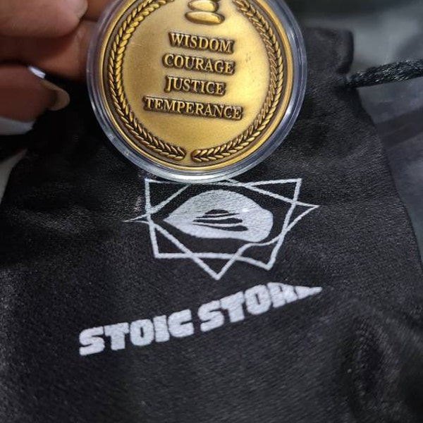 The Stoic Cardinal Virtues Logo Hoodie the Four Virtues of Stoicism ...