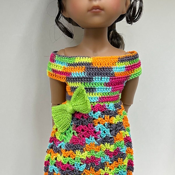 Crochet Dress Set to Fit 7" Riley Kish Dolls Green & White - Etsy