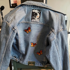 Embroidered Insect Patches Butterfly Beetle Moth Scarab Cicada Maybug ...