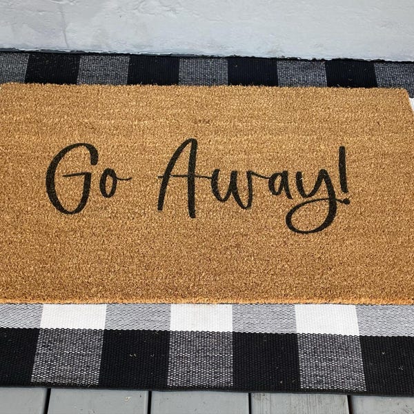 Custom Dorm Decor | Dorm Doormat | Welcome to Our Dorm | Custom Door ...