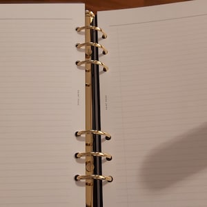 Lined Notes PRINTED Planner Inserts & Agenda Refill A5 / Personal ...