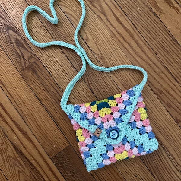 Granny Square Pouch Crochet Pattern - Downloadable PDF - Etsy