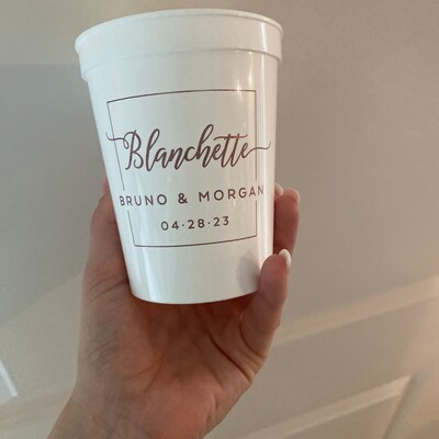 Custom Printed Birthday Party Cups Lemonade Stand Cups Kids - Etsy