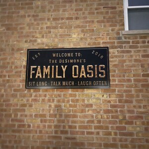 Personalized Back Porch Sign Backyard Bar and Grill Pool & Patio Deck ...