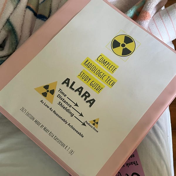 2025 Complete Radiologic Technologist Study Guide Bundle - Binder ...