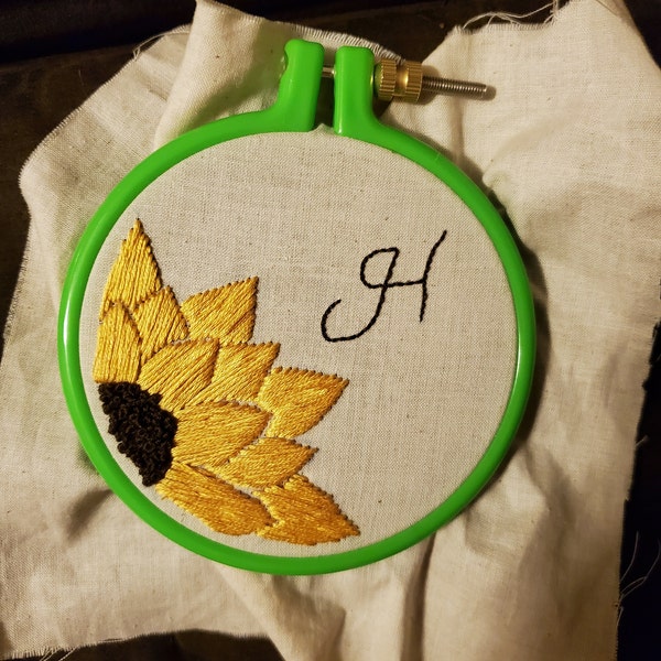 Wildflower Field Embroidery Pattern, Hand Embroidery Pattern ...