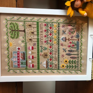 Christmas Wishes Cross Stitch Sampler PDF Chart INSTANT - Etsy