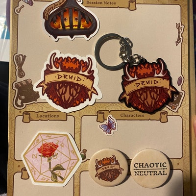 Dnd Warlock Subclass Stickers Glossy Stickers - Etsy