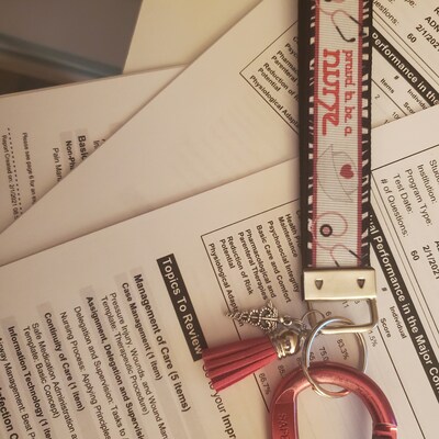 Nurse Key Fob Proud to Be a Nurse Key Chain Nurse Gift - Etsy