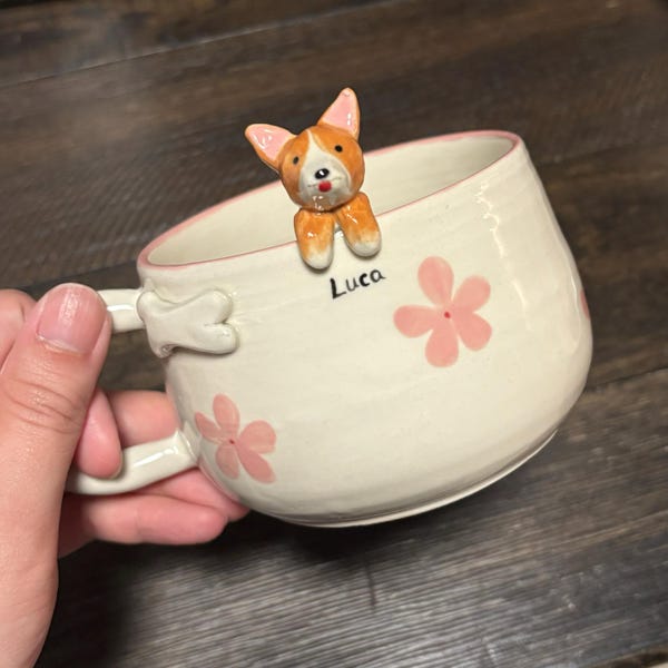 PREORDER: Dog Memorial Gift,custom Pet Mug Personalized,handmade Dog ...