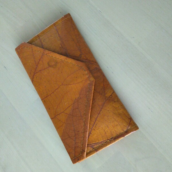 Nature Journal Leaf Leather Notebook Cool Handmade Vegan - Etsy