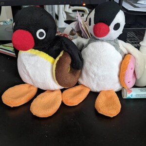 Vintage Christmas Pingu Pinga Set Plush Stuffed Doll Soft Toy - Etsy