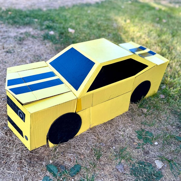 Template for Transforming Car Costume for Kids Halloween Costume ...