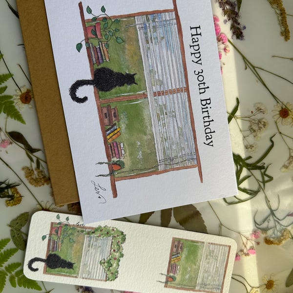 Hand Painted Card, Fishing on Lake Card, Man's Best Friend Card, Boy ...