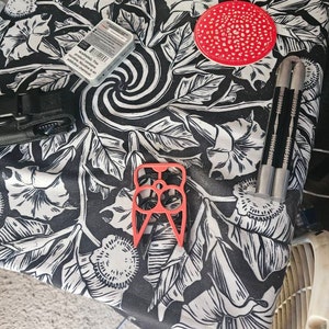 CALIFORNIA POPPY 21x21 Bandana Wildflower Floral Scarf / Botanical ...