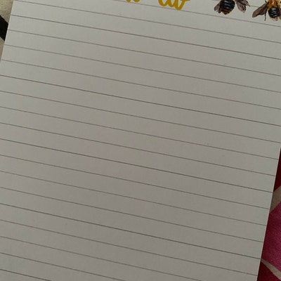 Bumble Bee A6 'to Do' Notepad, Blank Notepad, Christmas Gift, A6 ...