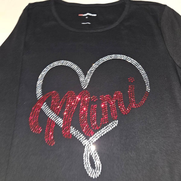 Mimi Heart Rhinestone Template Ss10 (SVG) - Etsy