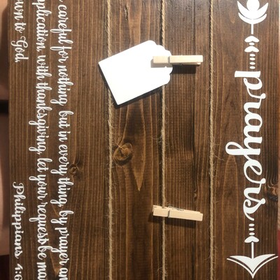 Personal Prayer Board With Scripture - Etsy