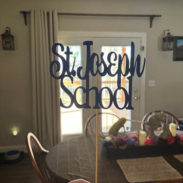 Custom Centerpiece Stick, Personalized Centerpiece, Custom Stick, Party ...