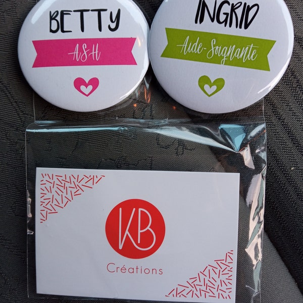 Personalized Badge Badaboum Theme Birthday - Etsy