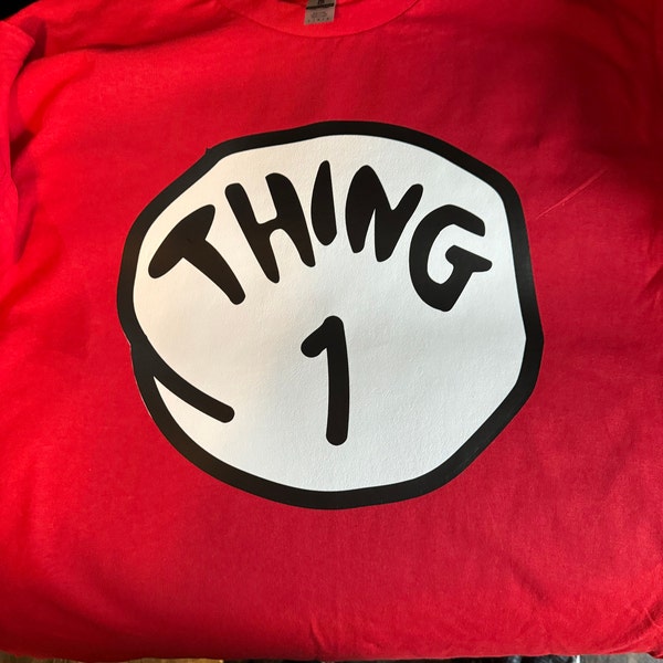 Thing 1 and Thing 2 Layered Svg Png Dxf Eps - Etsy