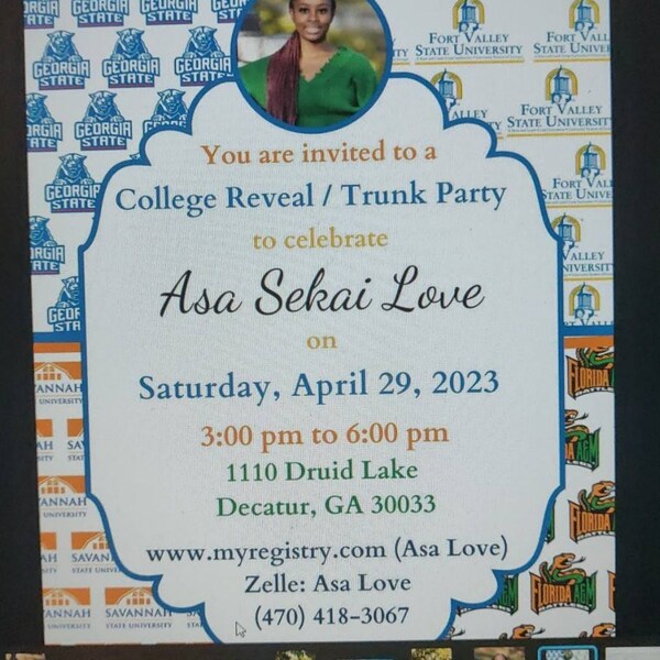 Trunk Party, Send-off Party, Graduation Party (high School/college ...