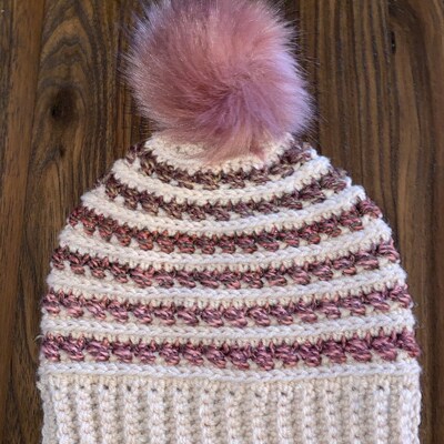 Mountain Ridge Beanie Crochet Pattern by Sheepish Stitches Toque Hat ...