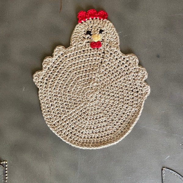 CROCHET PATTERN - Farmhouse Trivet Potholder Crochet Pattern Instant ...