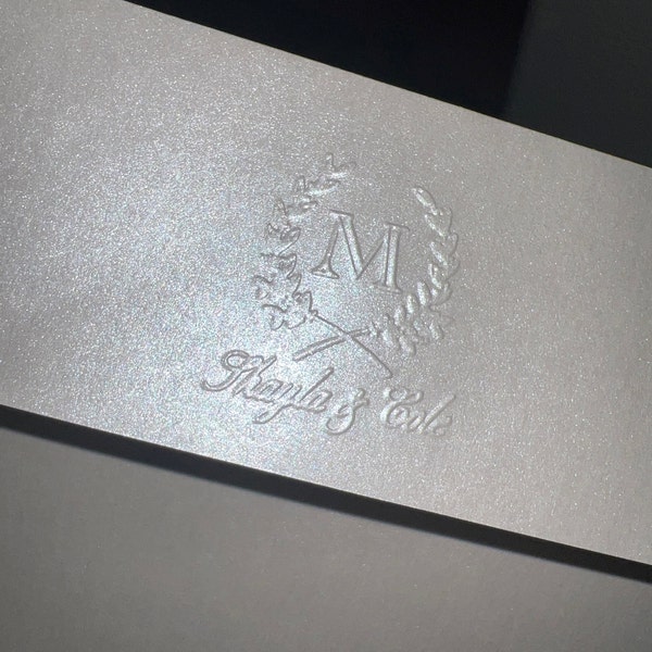 Monogram Embosser #22 - Personalized - Custom Gift, Embossing, Wedding ...