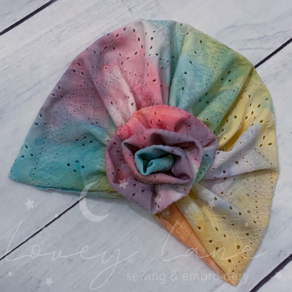 Turban Pdf Pattern Rose Turban for Baby and Kids Kids Pdf Sewing ...