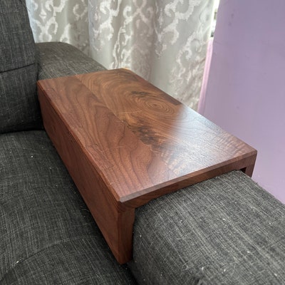 Ottoman Table Top Tray in Walnut, Custom Ottoman Tray, Ottoman Cocktail ...
