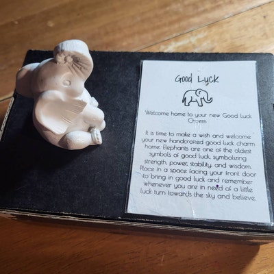 Gold Concrete Good Luck Charm Set for Luck and Wealth Lucky - Etsy