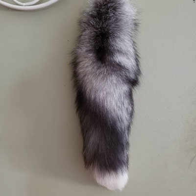 Eco Friendly Frost/indigo Fox Tails - Etsy
