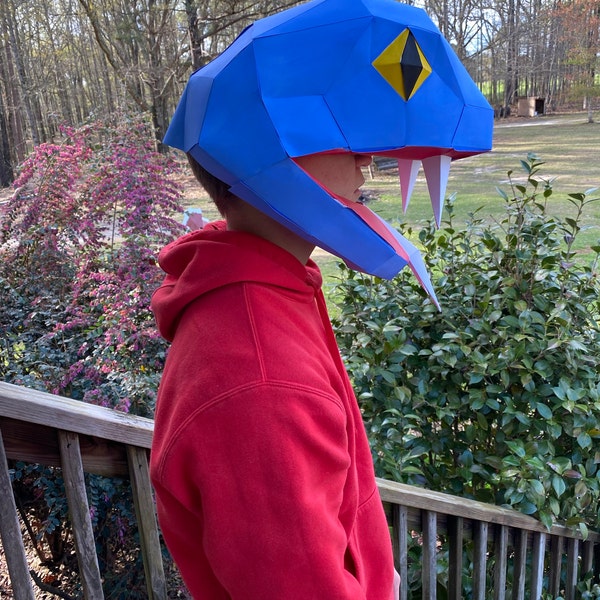 Snake Mask, Cobra Mask | DIY Paper Mask, Printable Template, Papercraft ...