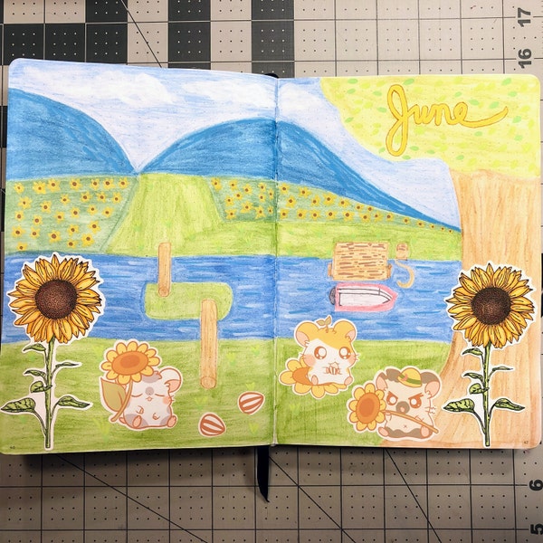 Hamtaro Sticker Sheet Hamtaro Ham Ham Club House Stickers Bullet ...