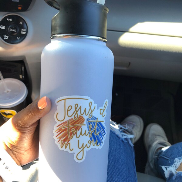 Jesus I Trust in You Sticker, Divine Mercy Sticker, Jesus Sticker ...