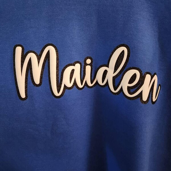 Custom Puff and Glitter Team Name Sweater, Glitter Team Name Sweater ...