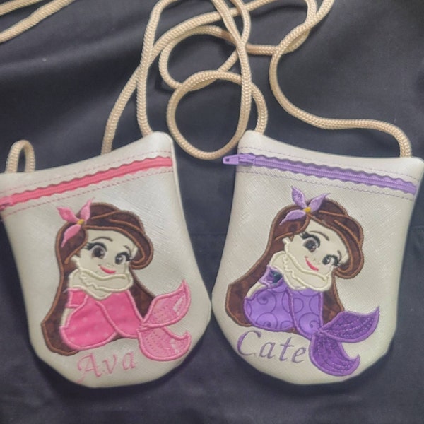 Little Mermaid Digital Machine Embroidery Applique Design, Mermaid ...