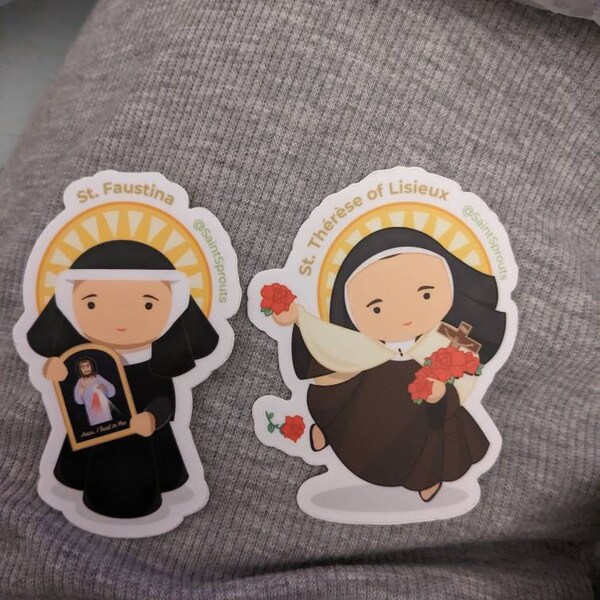 St. Faustina Sticker | Catholic Divine Mercy Saint | Secretary of ...