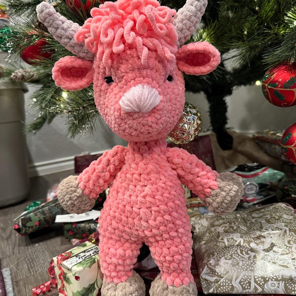 Benny the Highland Cow Pattern | Crochet Highland Cow Pattern Only - Etsy