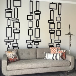 Mid-century Modern, Wall Panels 3D, 70s Vintage Look, Wall Art, Panele ...