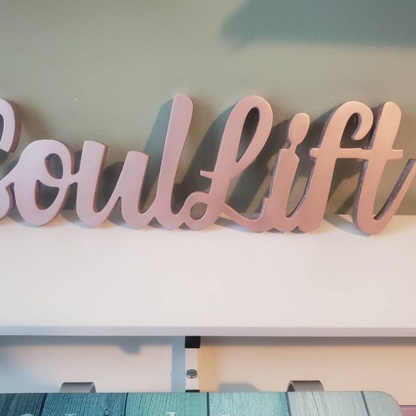 Self Standing Custom Signs | Tabletop Wood Sign | Home Decor Letters ...