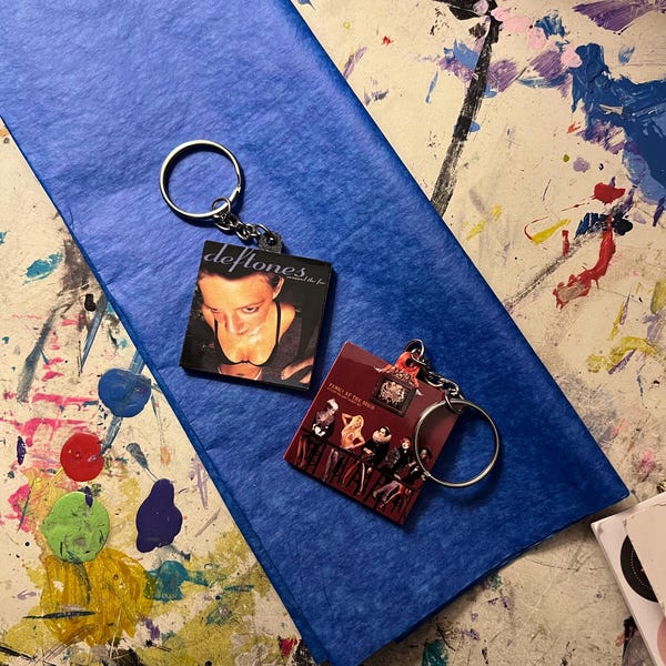 Album Artwork Music Art Mini 3D Printed Keychain | Pendent (2- Sided ...