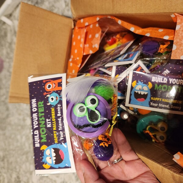 Halloween MONSTER Kit| Build Your Own Monster| Halloween Classroom ...