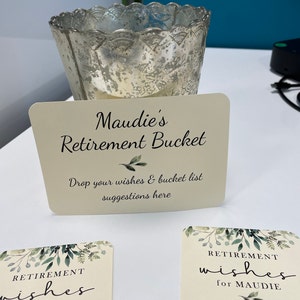 Set of 12 Handmade Retirement Wishes Advice Cards Share a Favorite ...