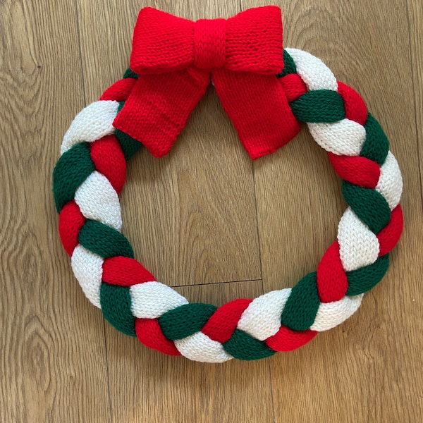 Christmas Wreath Circular Knitting Machine Pattern! (for Addi or Sentro ...